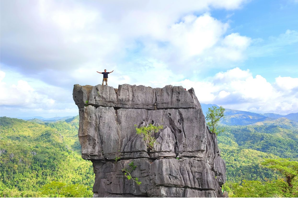 Rizal Nagpatong Rock Formation & Tungtong Falls Day Hike for Beginners with Transfers from ...