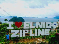 Zipline at Las Cabanas Beach in El Nido Town of Palawan Island | Guide ...